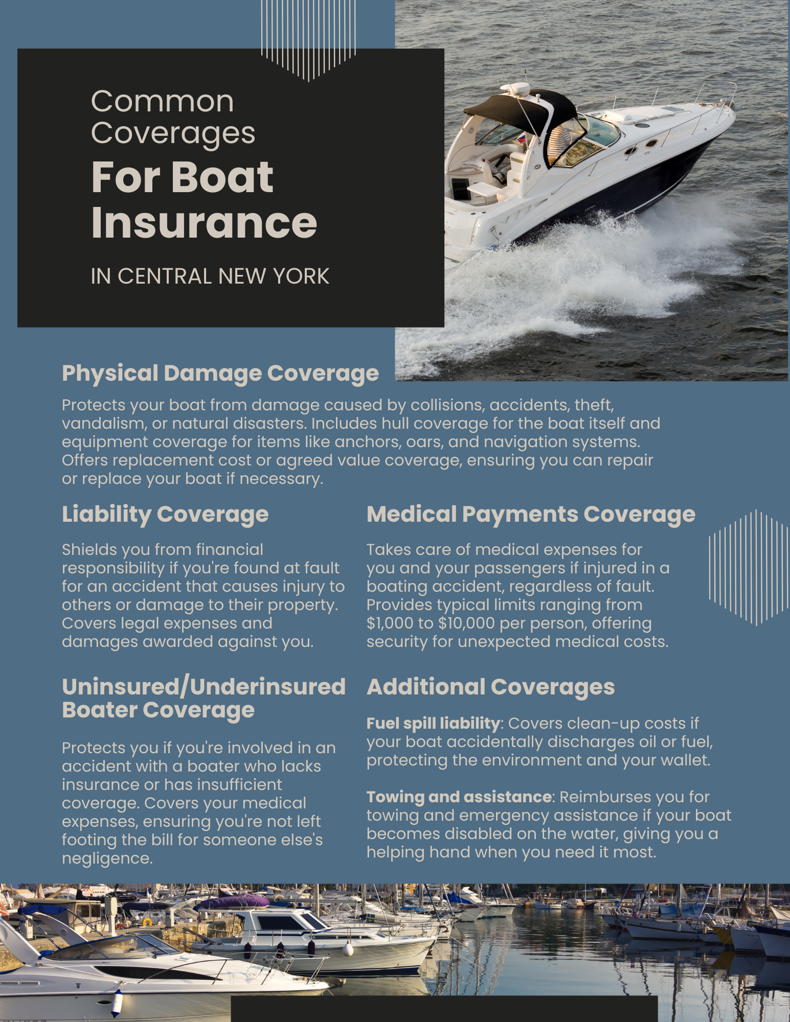 How Much Liability Coverage Should My Boat Have in Central New York?